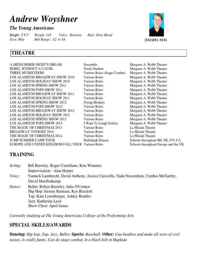 Andrew Woyshner Resume | PDF