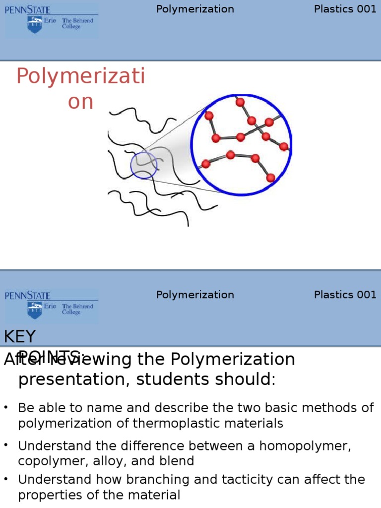Lesson 1 | PDF | Copolymer | Polymerization