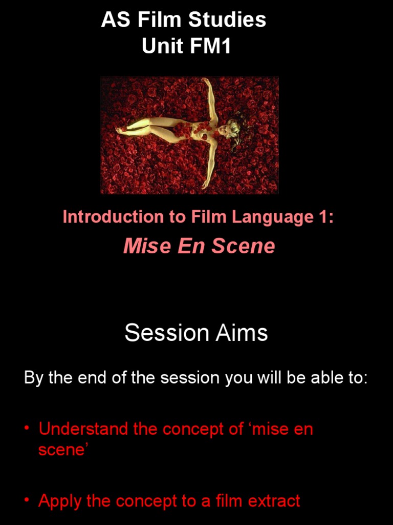 Mise en Scene: Introduction To Film Language 1 | PDF | Body Language ...