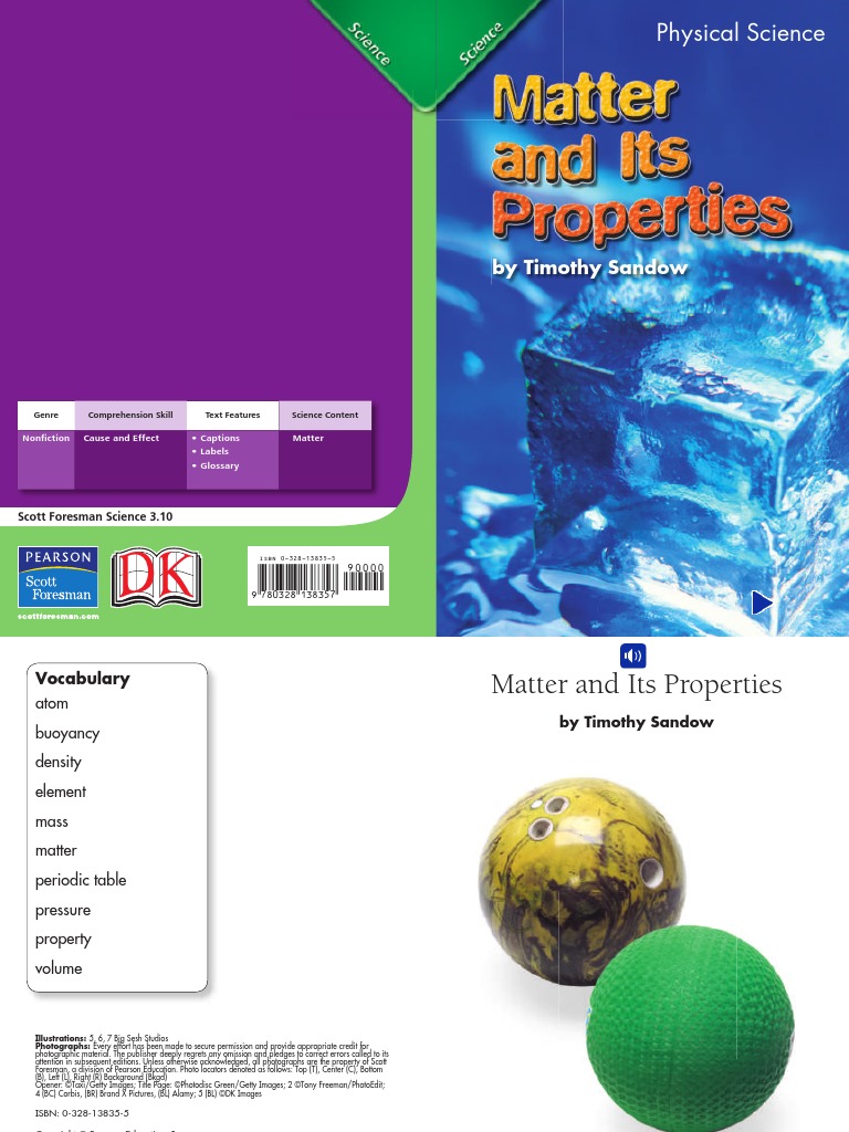 Matter and Its Properties - Grade 3 | PDF | Buoyancy | Density