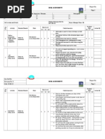 Lathe Machine Risk Assessment | PDF | Risk | Safety