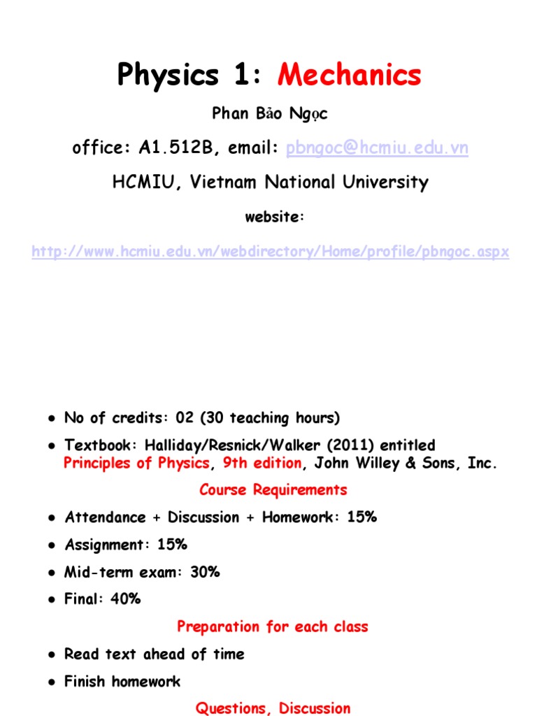 Physics 1:: Mechanics | PDF | Kinematics | Acceleration