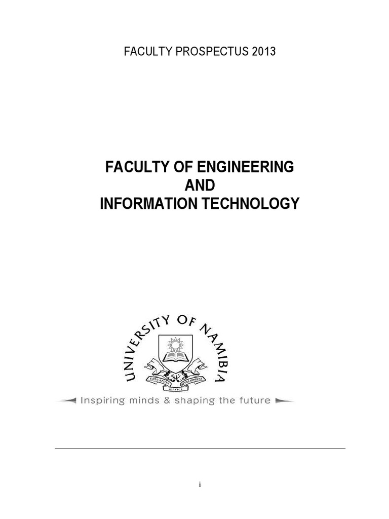 Unam Engineering propectus | Bachelor's Degree | Academic Degree
