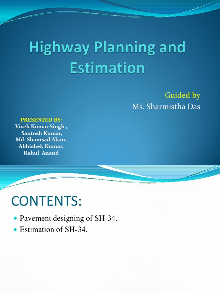 Transportation Plaining Sesign | PDF | Traffic | Road Surface