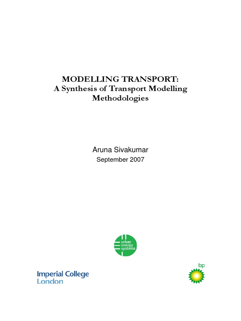 Transportation Engineering | PDF | Agent Based Model | Conceptual Model