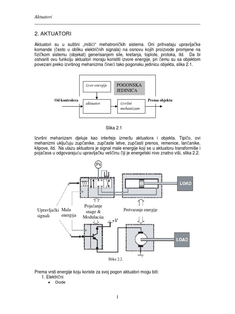 Aktuatori PDF | PDF