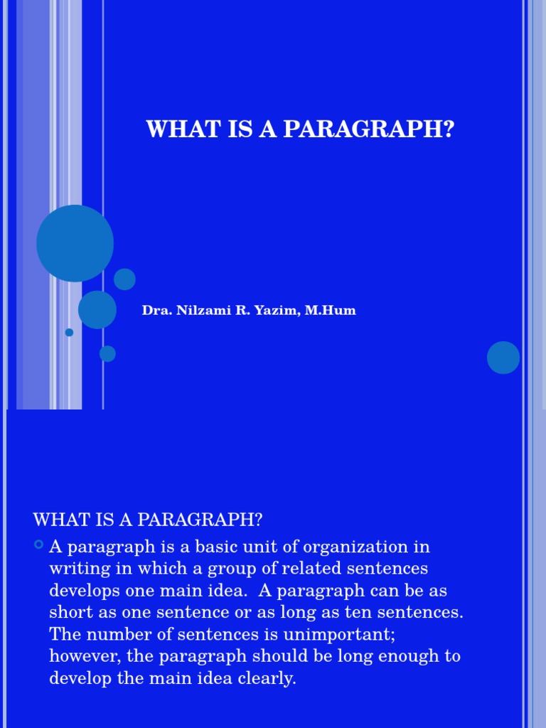 Kuliah What Is A Paragraph | PDF | Paragraph | Metals