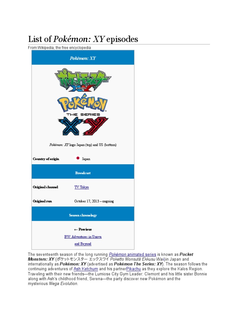 List of All Pokemon Episodes | Pokémon | Media Franchises