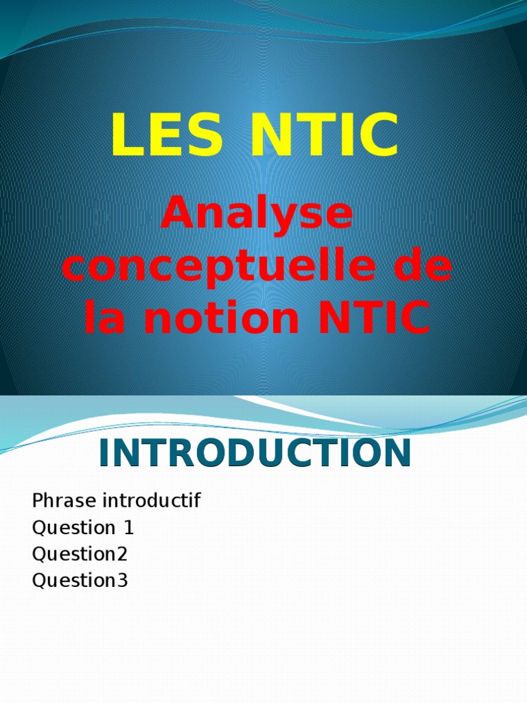 Ntic | PDF