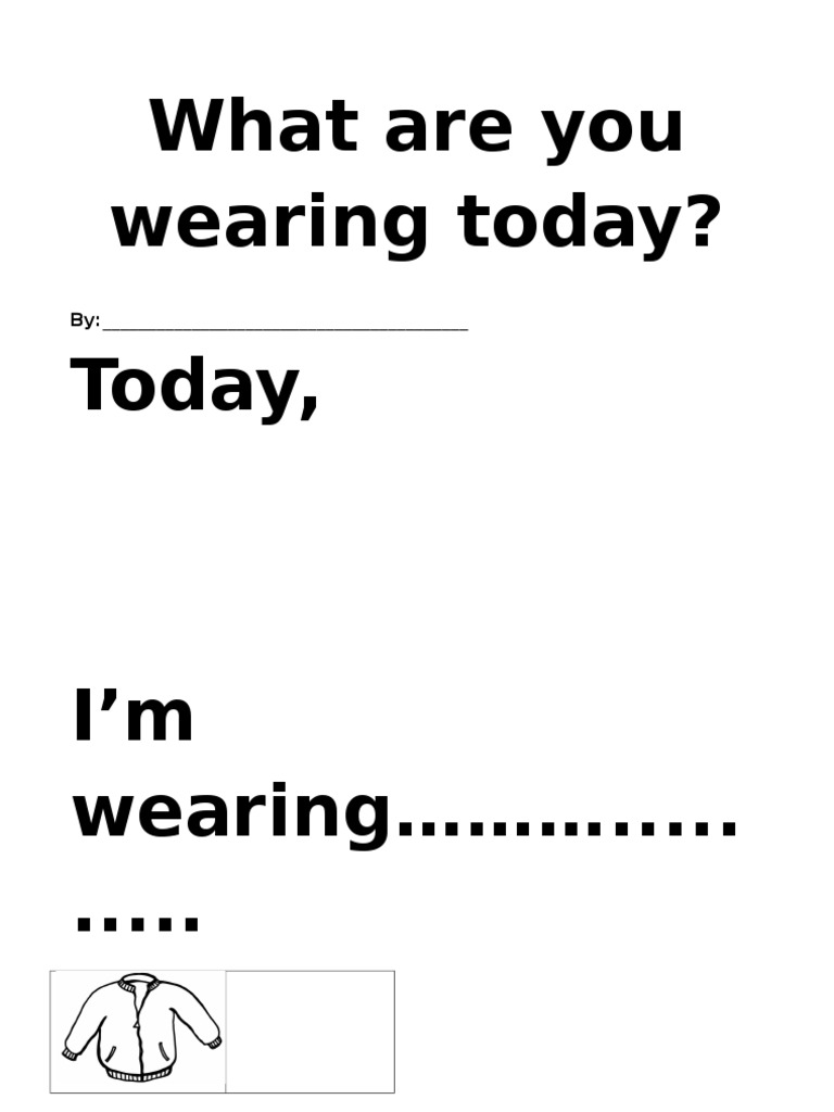 What Are You Wearing Today | PDF