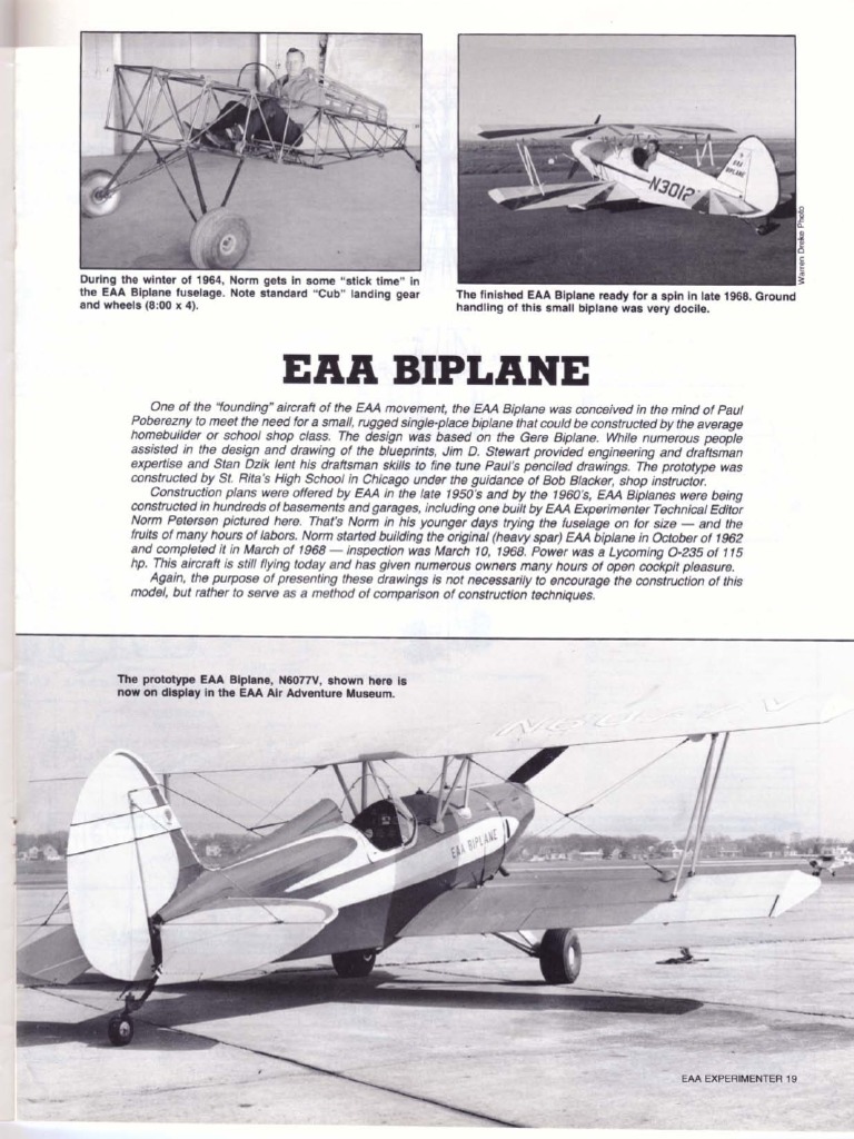 EAA Biplane Plans | PDF