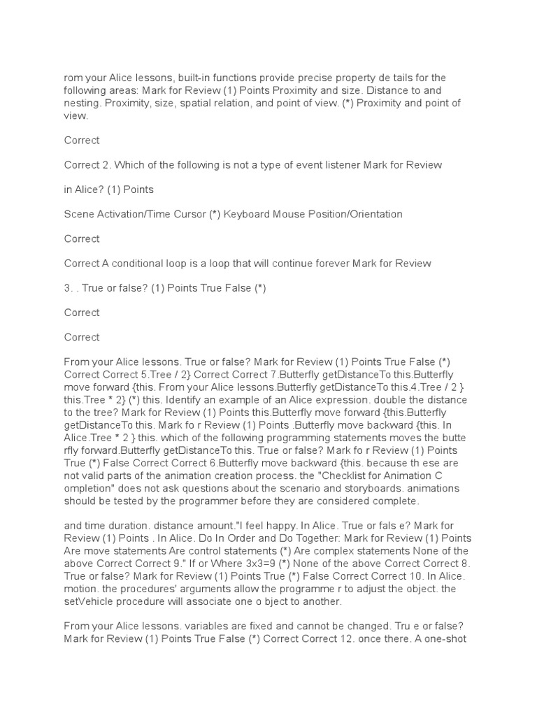 Programming Fundamentals And Event Driven Programming Concepts Review