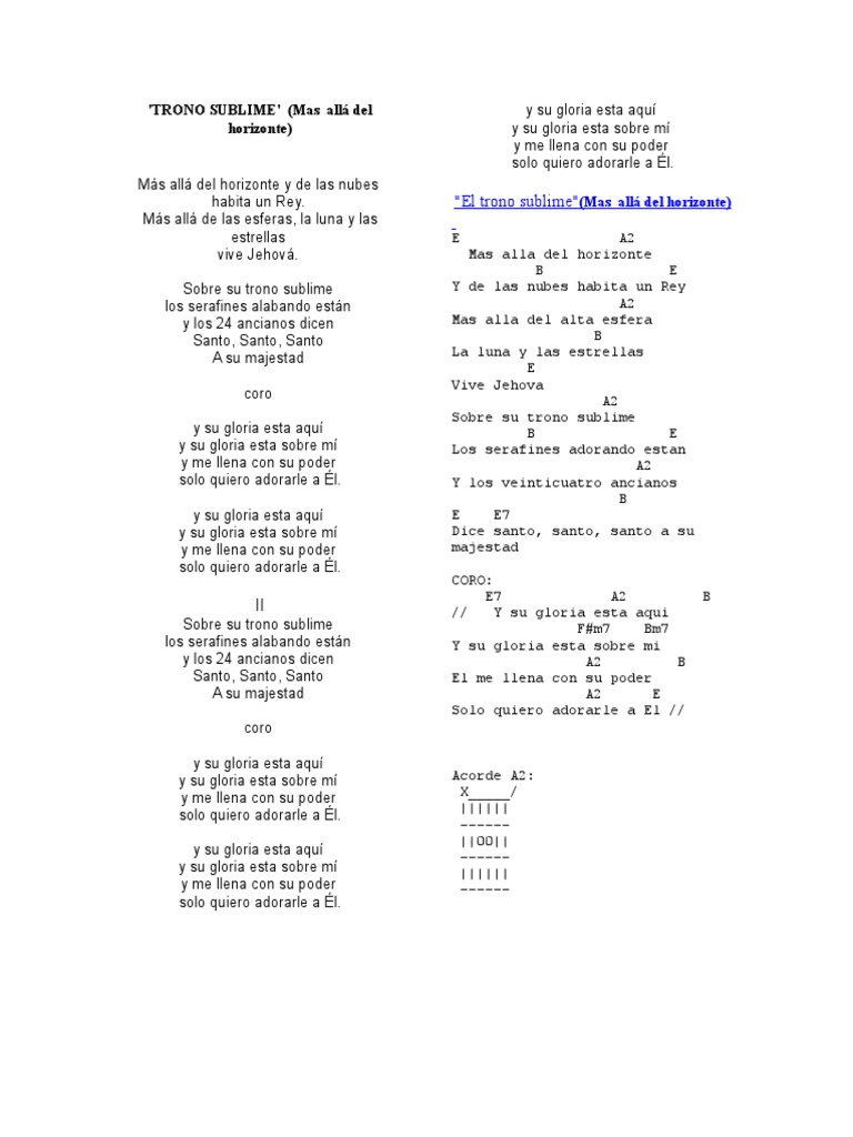 Trono Sublime | PDF