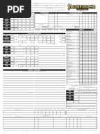 Pathfinder Character Sheet (Fillable)