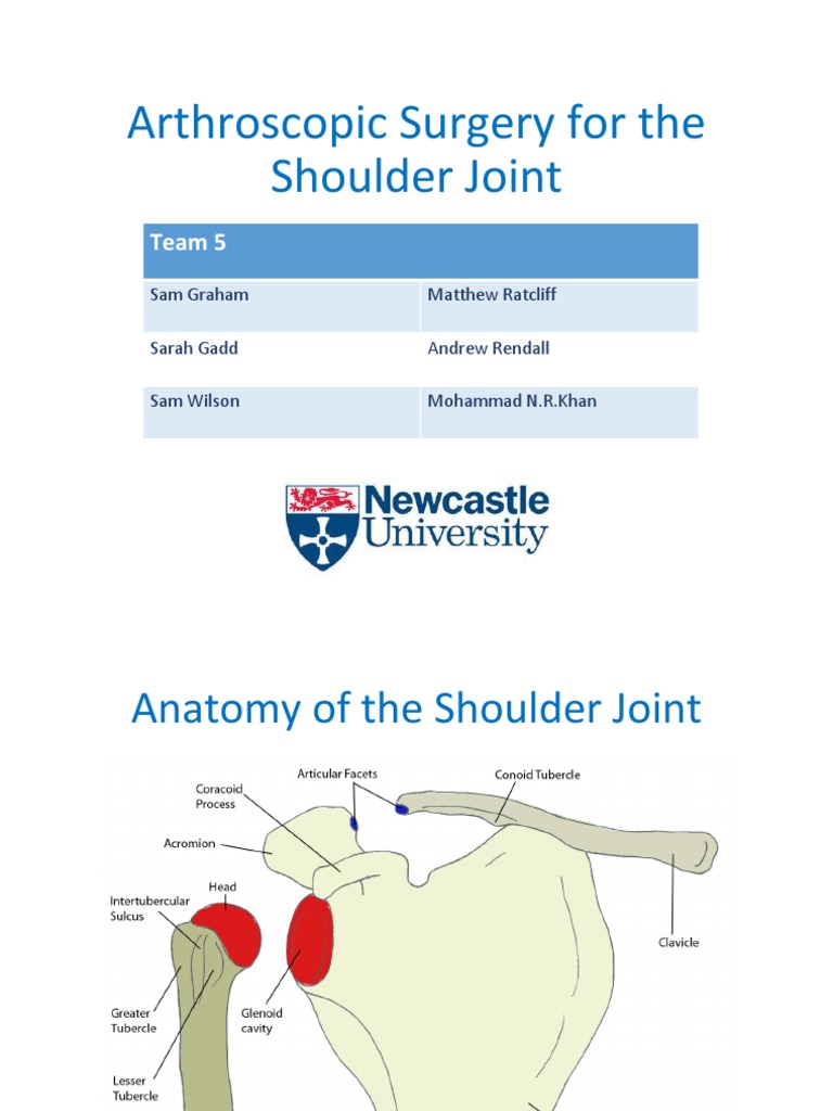 Shoulder Arthroscopy Presentation v0.4 | PDF | Surgery | Medical ...