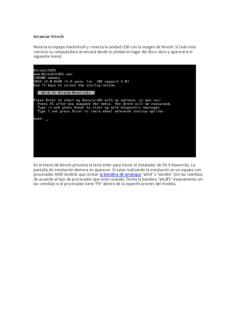 Arrancar Niresh | PDF | Mac OS | Comillas