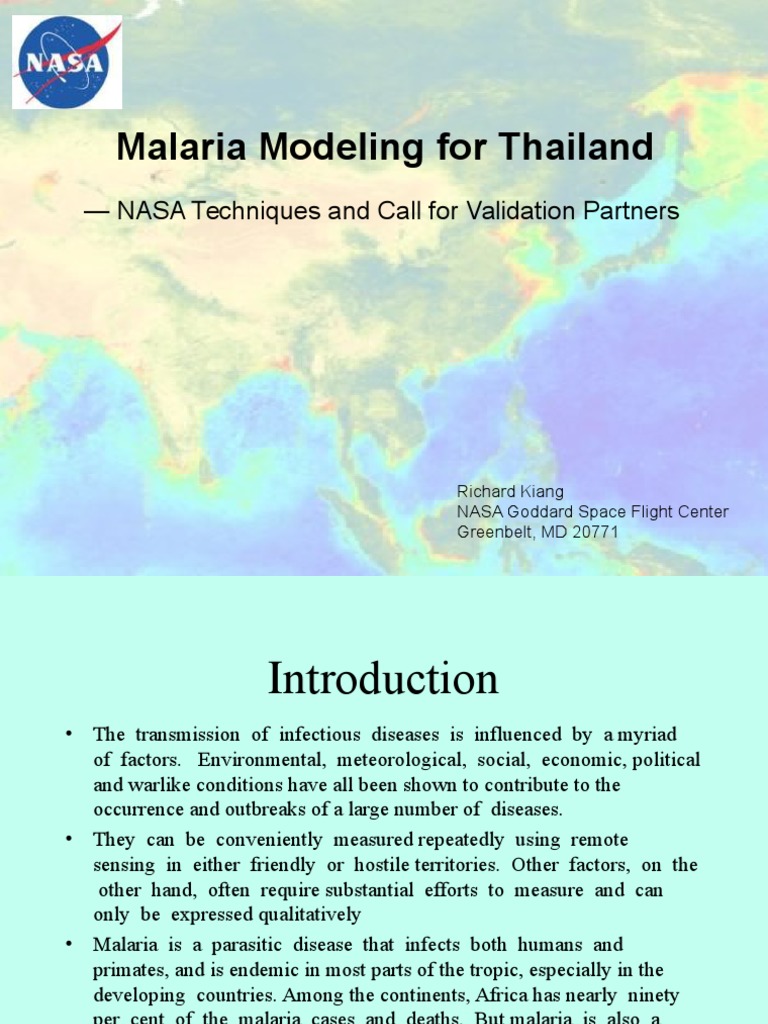 Malaria Modeling For Thailand | PDF | Science & Mathematics ...