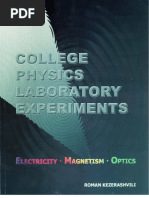 Mechanics and Electricity Laboratory Manual for Physics 158 University ...