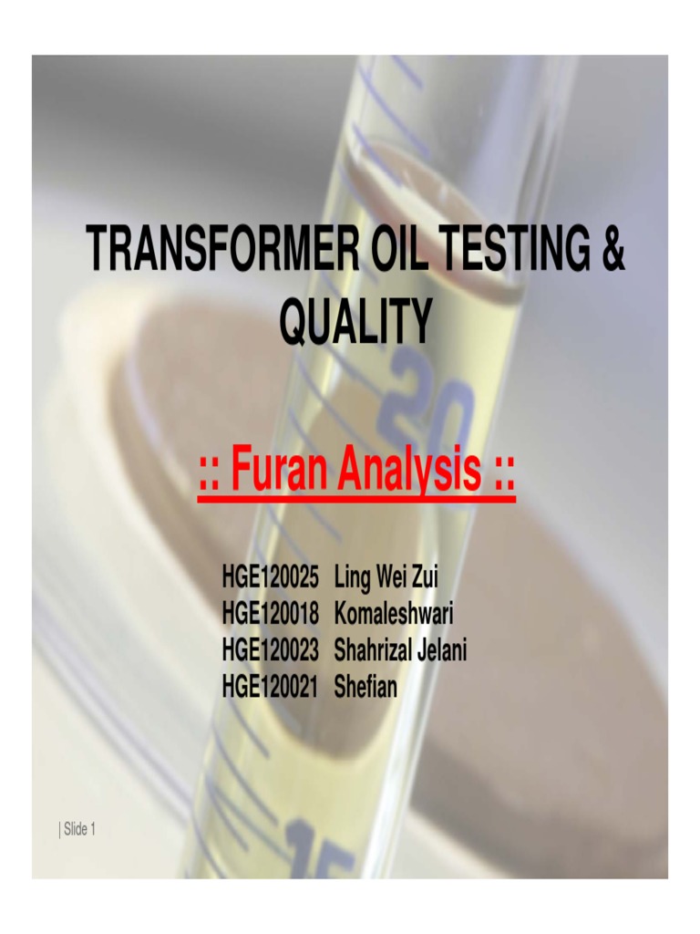 DGA Furan Analysis | PDF | High Performance Liquid Chromatography ...