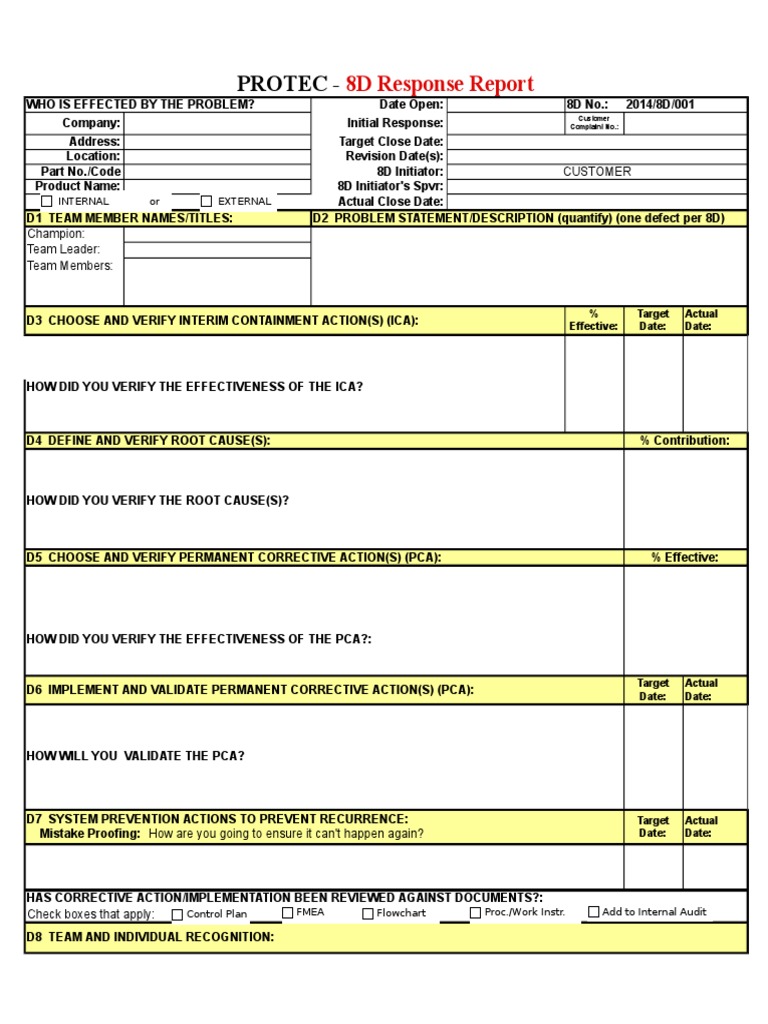 8 D Report Format | Principal Component Analysis | Choice