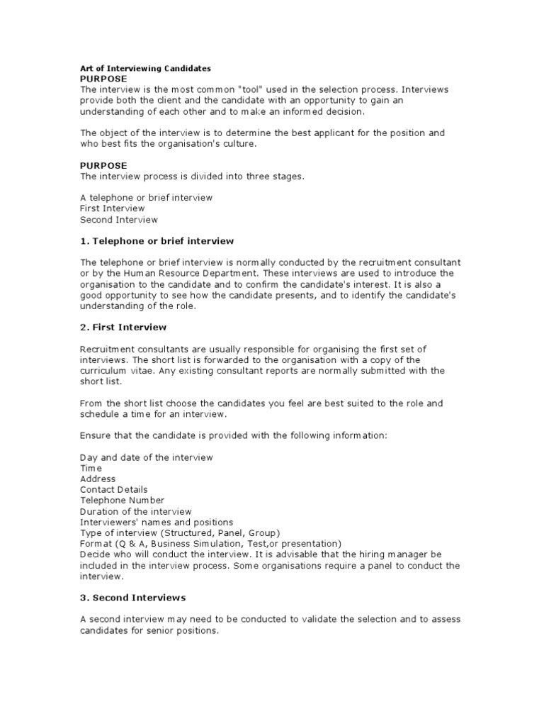 Effective Candidate Interviewing Guide | PDF | Interview | Recruitment
