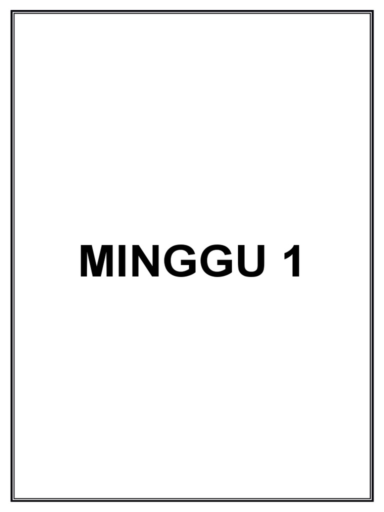 Border Minggu | PDF