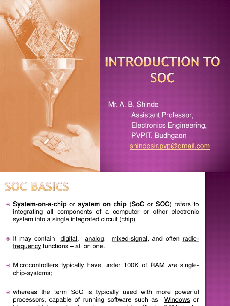 System On Chip and Embedded Systems | PDF | System On A Chip | Embedded System