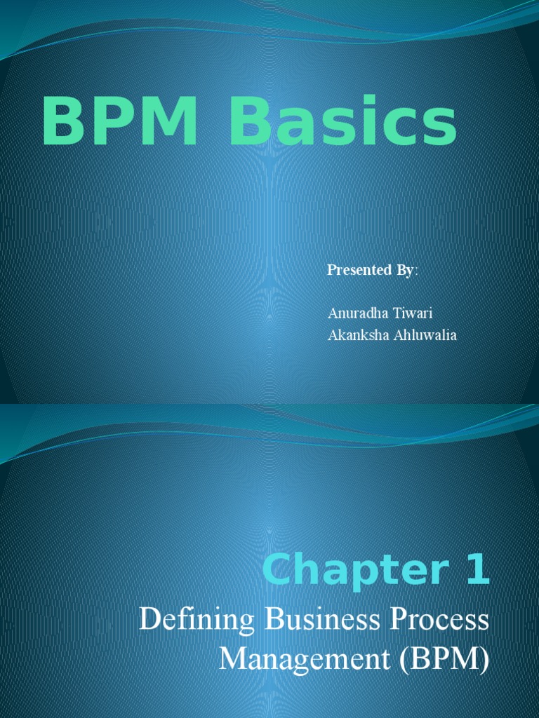 An Introduction to Business Process Management (BPM): Defining Concepts ...