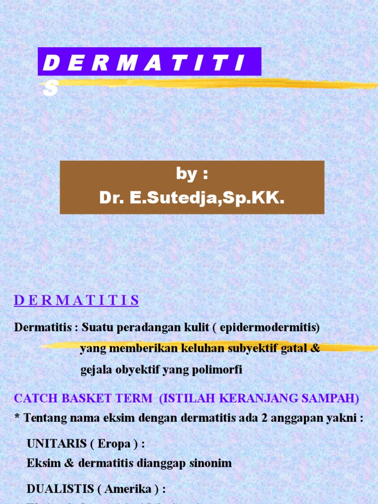 DERMATITIS | PDF