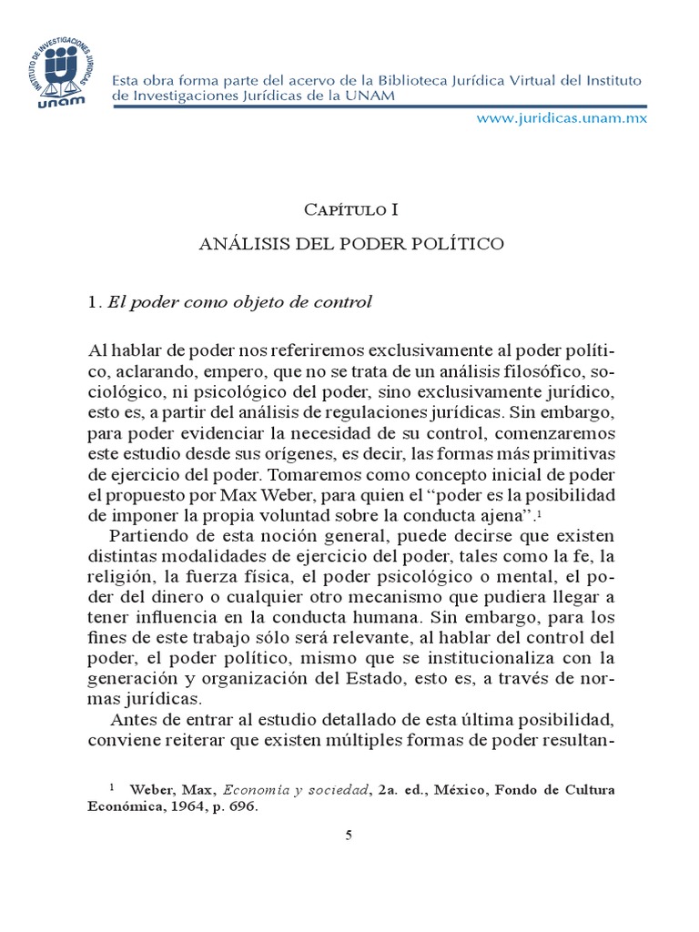 El Poder Politico | PDF | Constitución | Soberanía