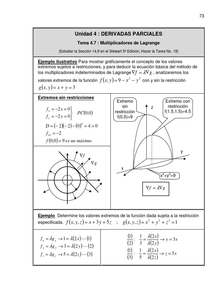 Multiplicadores de Lagrange | Metodología filosófica | Matemáticas Aplicadas