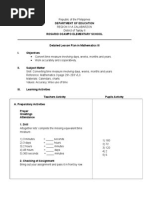 Grade 3 Detailed Lesson Plan Mathematics | PDF | Yarn | Lesson Plan
