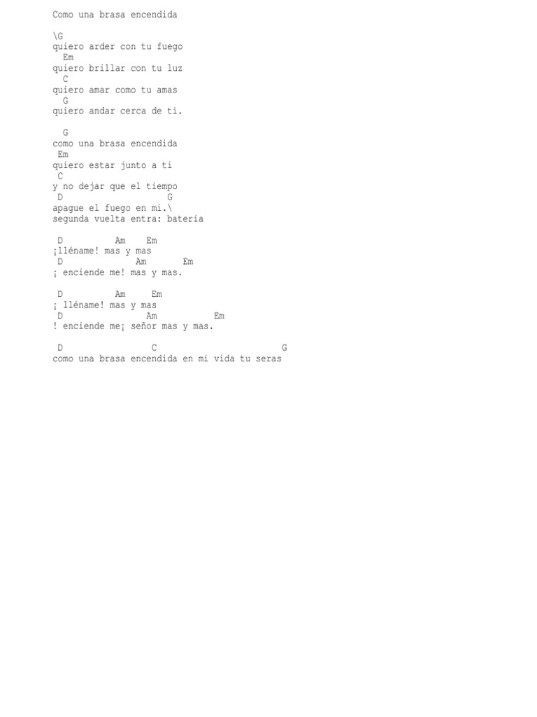 Brasa Encendida | PDF