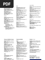 Zozo's Menu Highlights and Prices | PDF