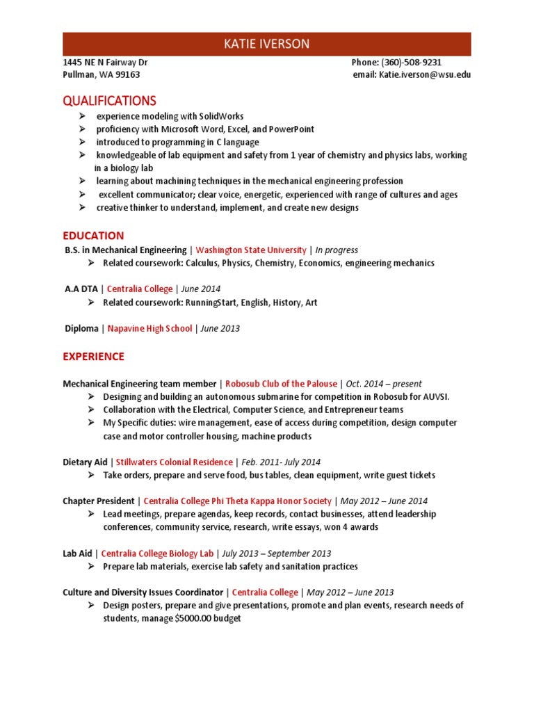 Updated Resume 2015 | PDF
