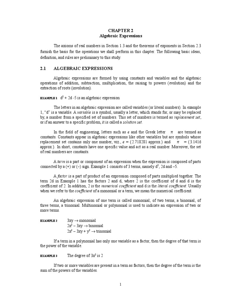 CHAP2 | Download Free PDF | Division (Mathematics) | Subtraction