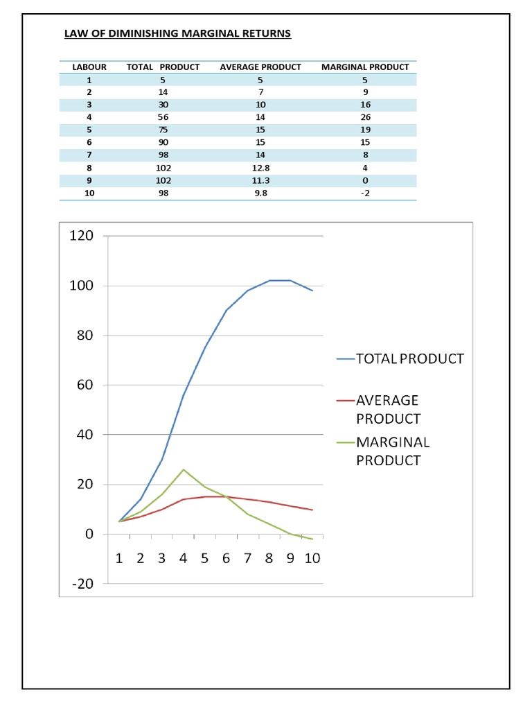 Diminishing Marginal Returns Analysis | PDF