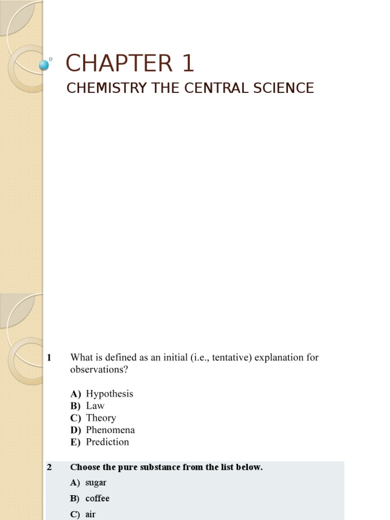 Chemistry The Central Science | PDF