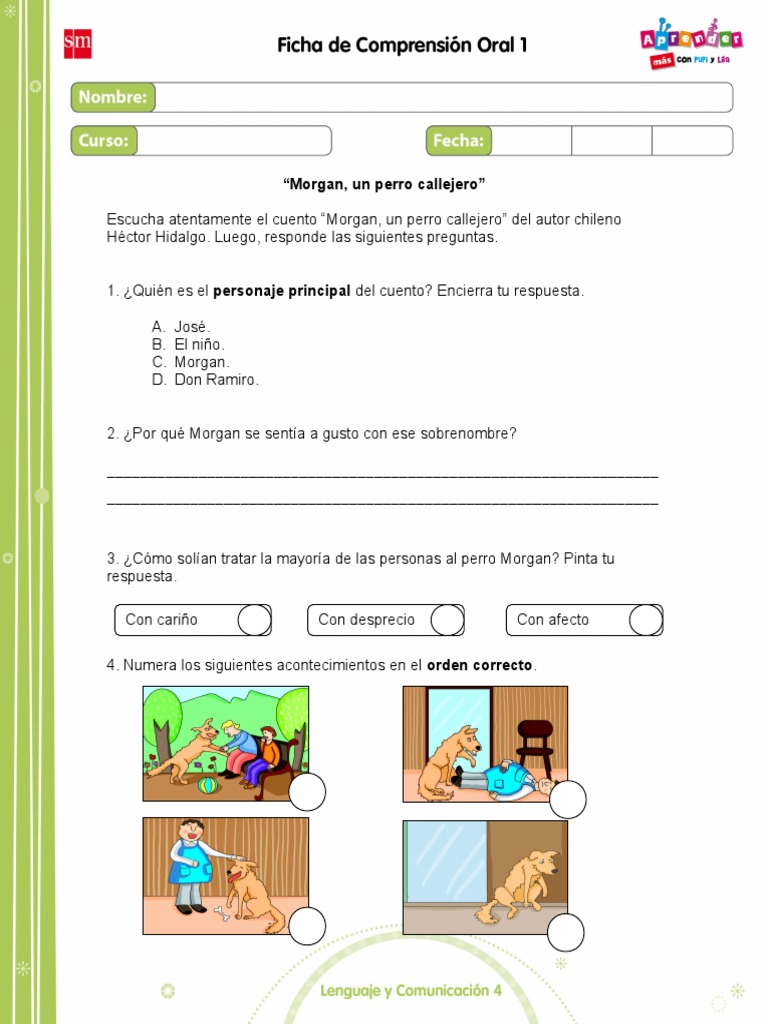 Morgan, el perro callejero: Cuento y actividades | PDF | Novela negra ...