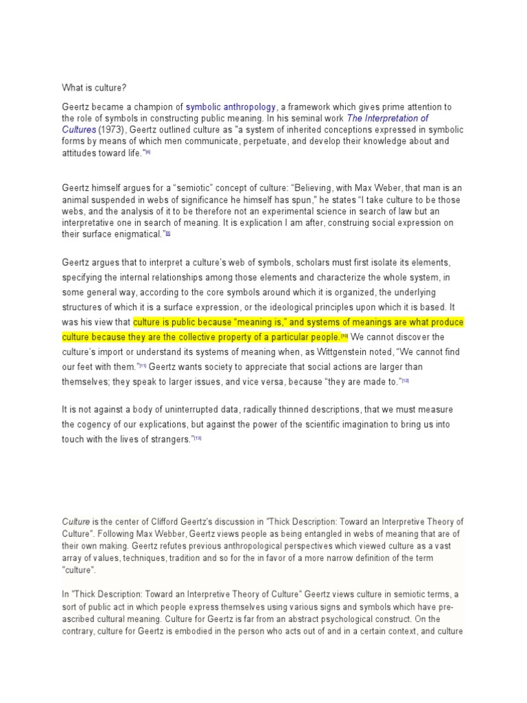 What Is Culture | PDF | Ethnography | Cognitive Science