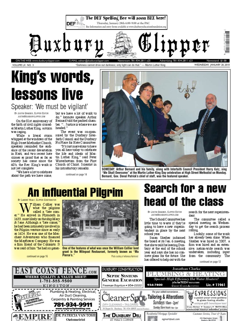 Duxbury Clipper 2010 - 20 - 01 | PDF | Bakery | Breads