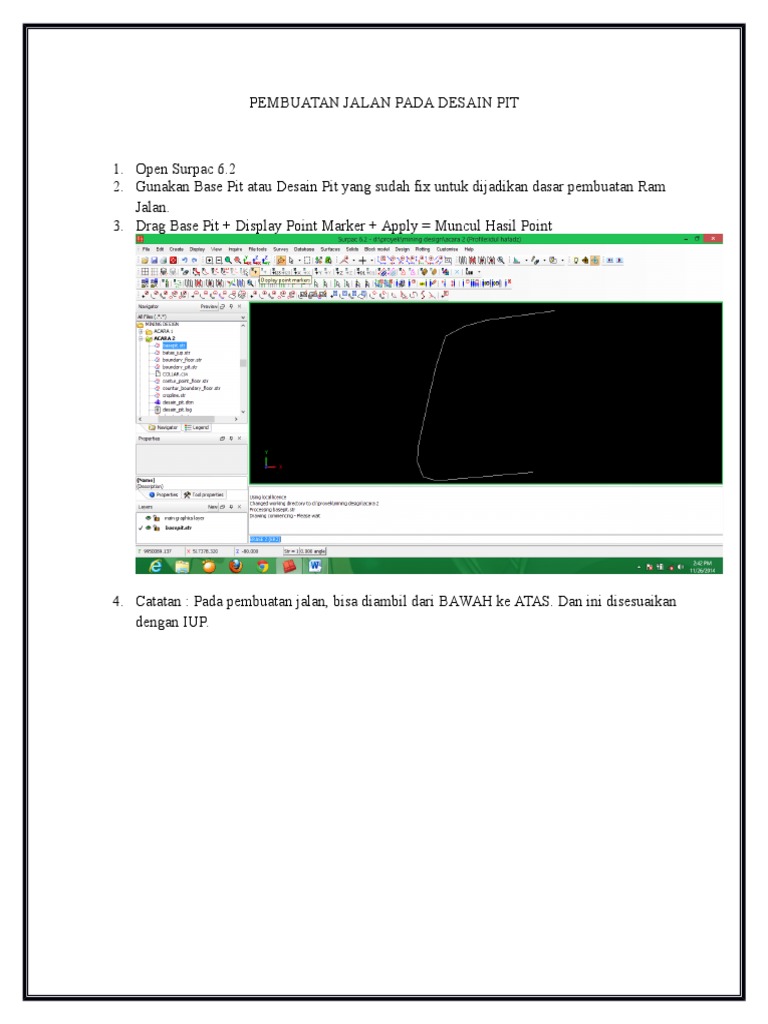 Pembuatan Jalan Pada Desain Pit | PDF