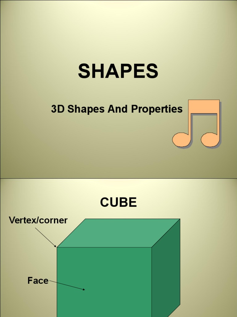 3D Shapes and Their Properties | PDF