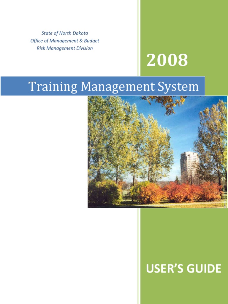 Training System Users Guide | PDF | Button (Computing) | Email