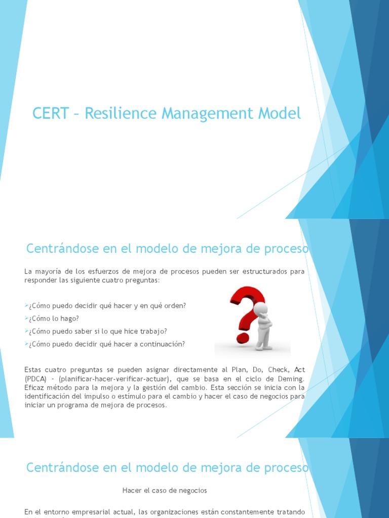 Cert - RMM | PDF | Planificación | Evaluación