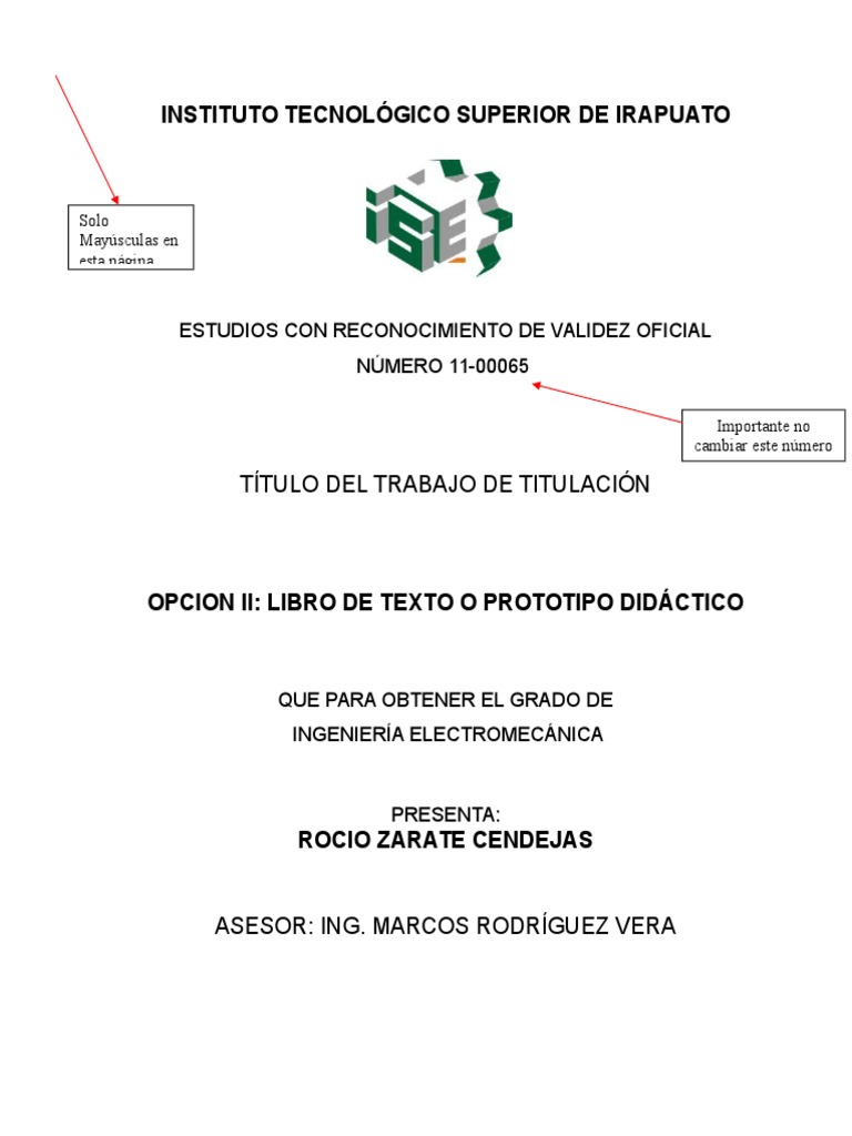 Formato para la tesis (ITESI 2006). | Informática y tecnología de la ...