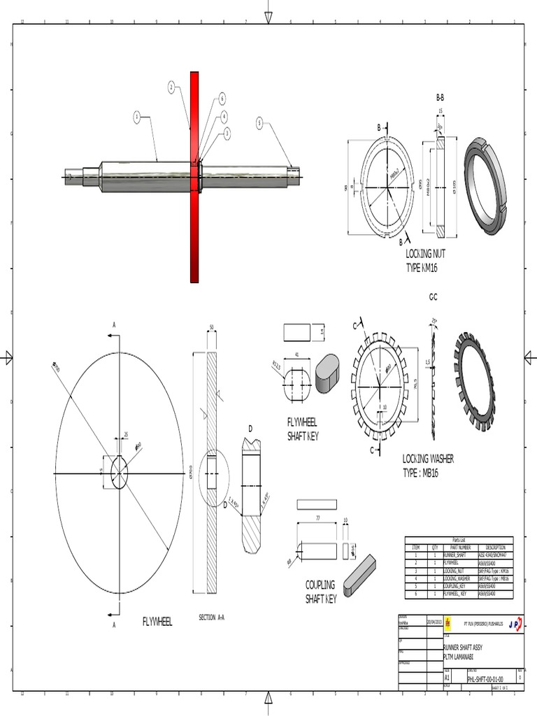 Runner Shaft Assy-1 | PDF | Technology & Engineering