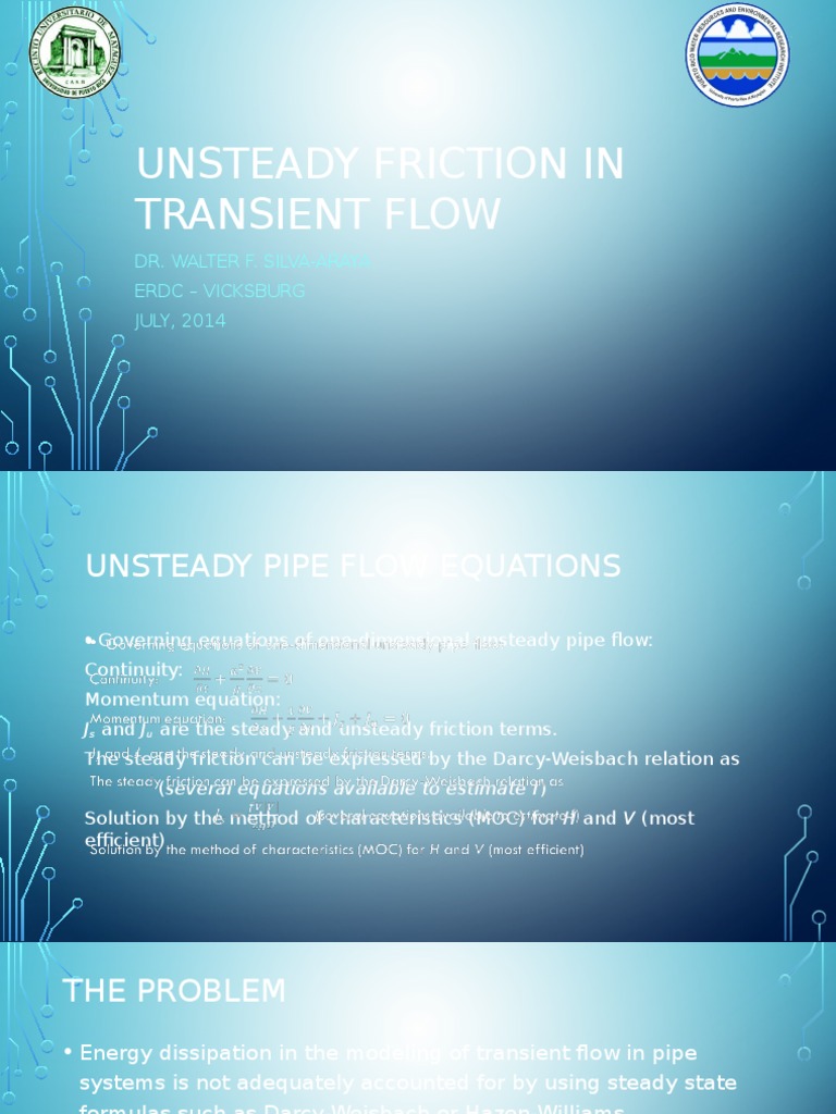 Unsteady Friction Models | PDF | Genetic Algorithm | Fluid Dynamics