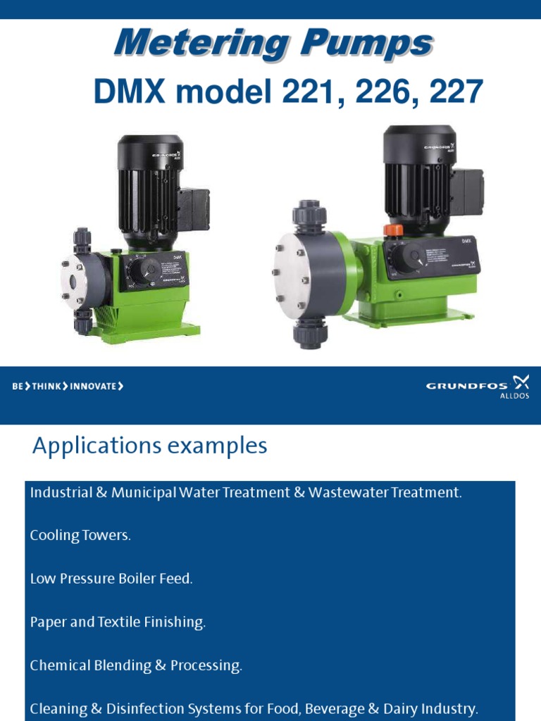 DMX Pumps | PDF | Pump | Valve