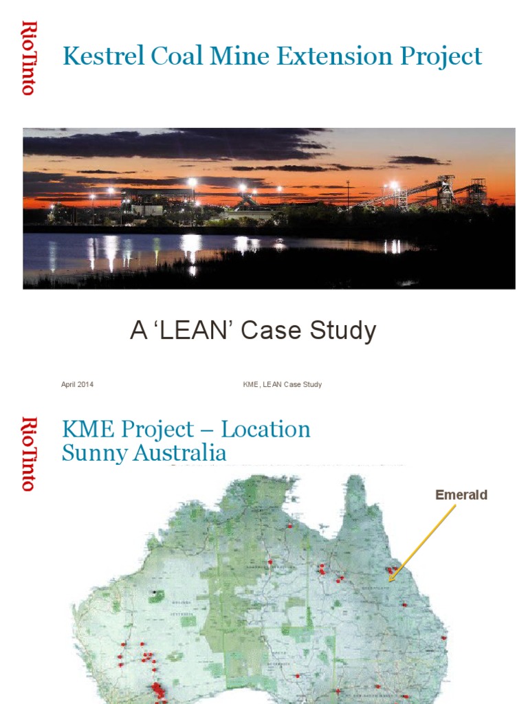 Lean Case Study - Rio Tinto - Kestrel Coal Mine Extension Project - Rev ...